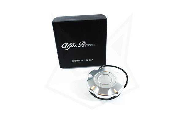 GENUINE ALFA ROMEO ALUMINUM FUEL CAP – ALFA CORSA